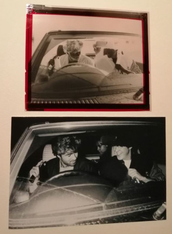 George Michael vintage negative.