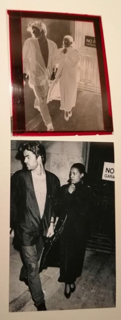 George Michael vintage negative.