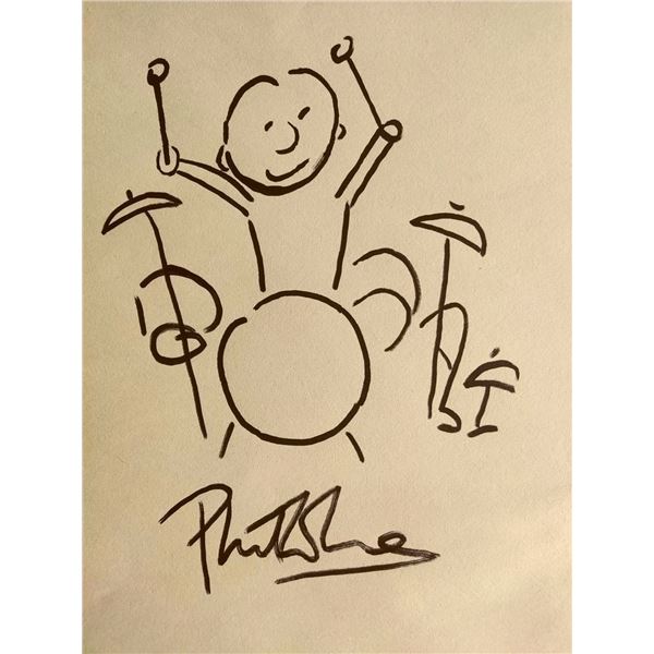 Phil Collins drawing.