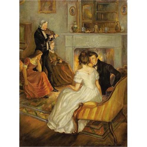 SPASSMACHER, Courtship Scene in the Parlor