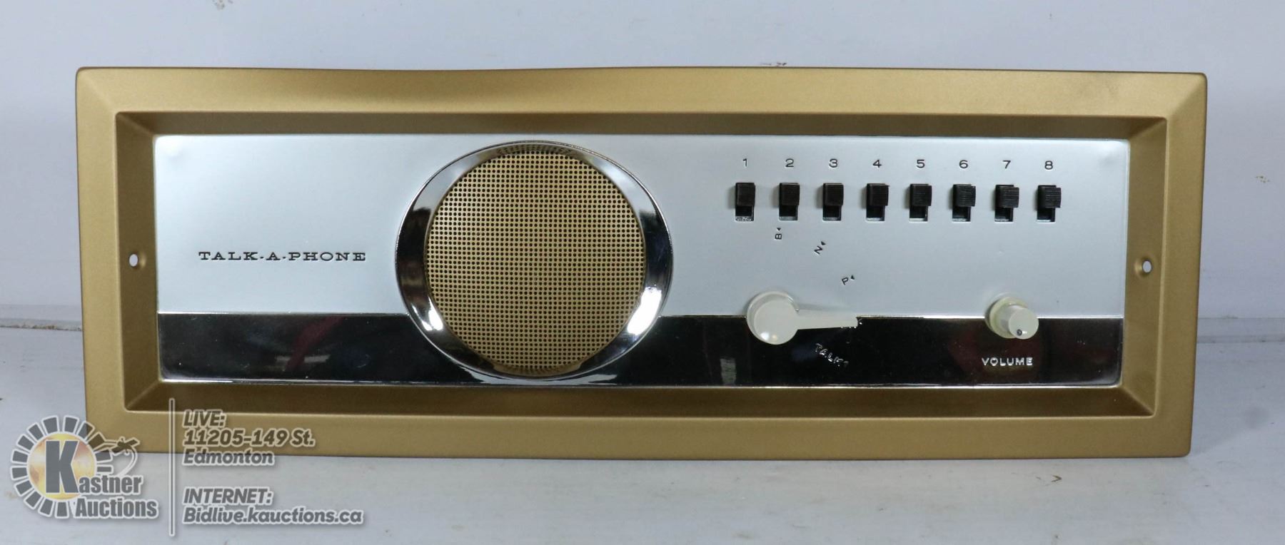 TALK-A-PHONE VINTAGE INTERCOM 8 CHANNEL SYSTEM.