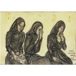 GYULA BATTHYANY Drawing Hungarian Art