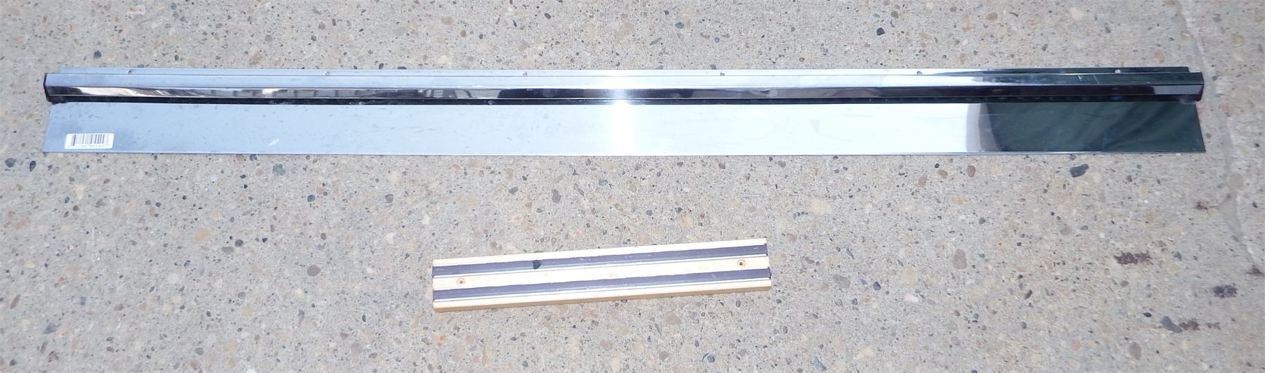 New - 44" Magnetic Chit Rail with Magnetic Wall Mount