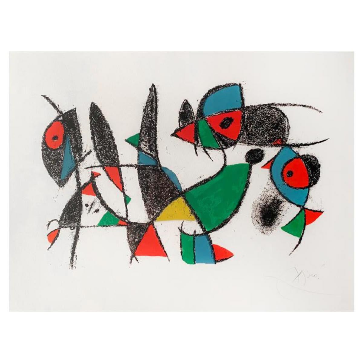 Joan Miro (1893-1983), Framed Limited Edition Lithograph, from the ...