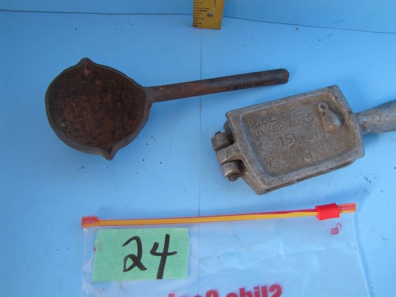 ladle and fish sinker mold