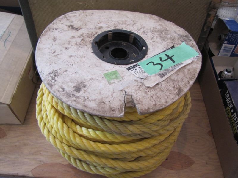 roll of half inch Polly rope