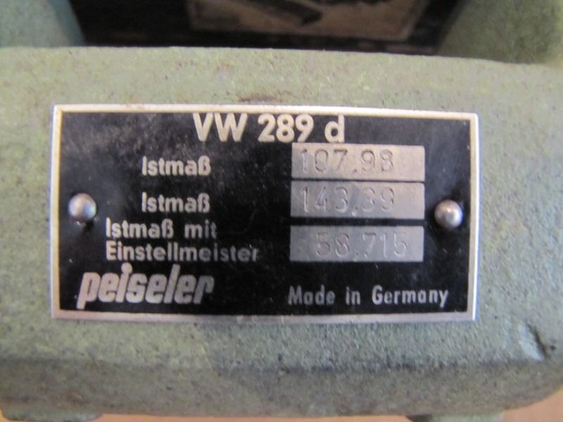 vintage Peiseler VW 289 d Trans axle transmission case Mandrell service ...