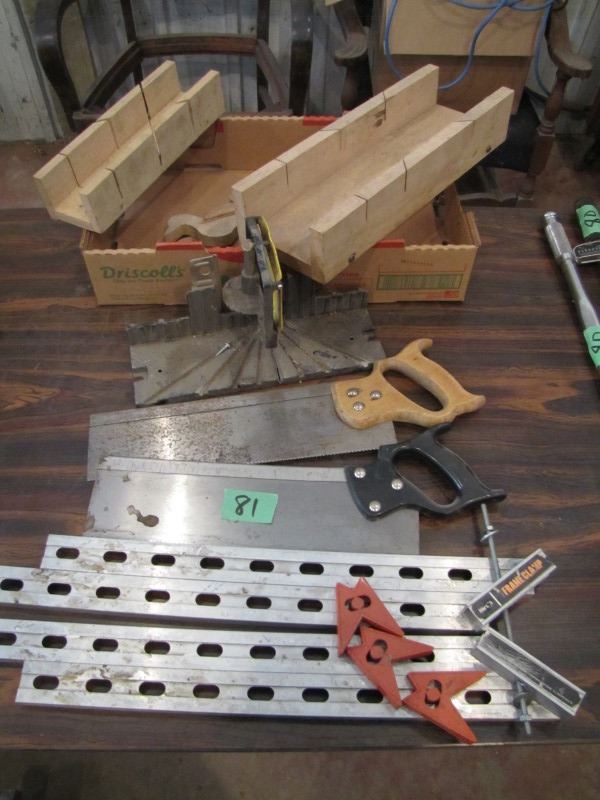 miter boxes and frame clamp