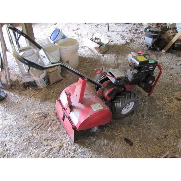 snapper 5 horsepower rear tine Garden tiller -- runs, they used it to ...