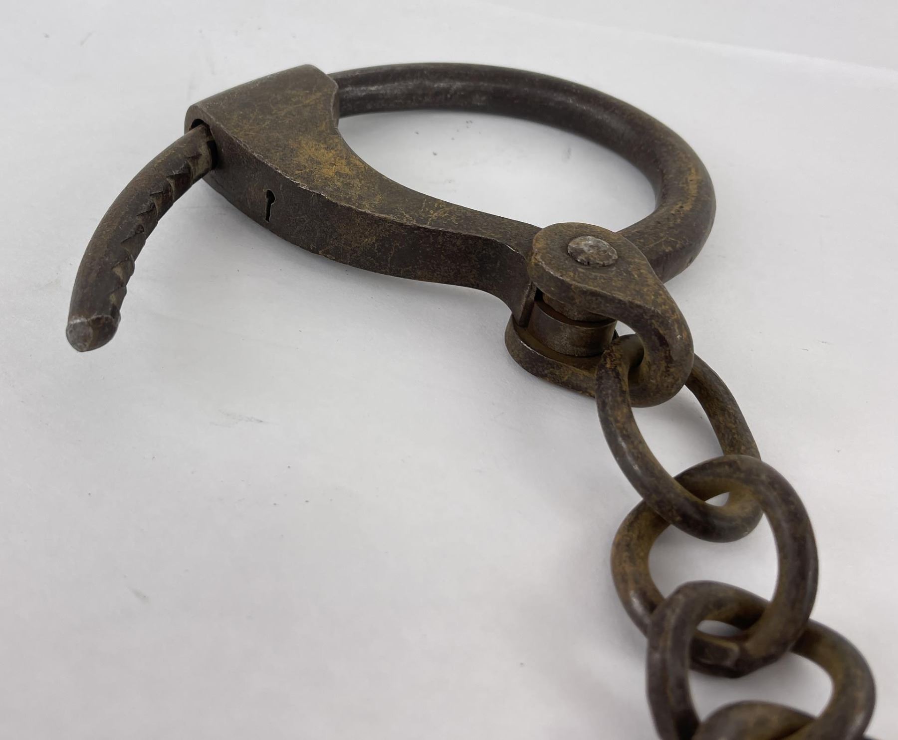 Antique Butte Montana Tower Leg Irons Handcuffs