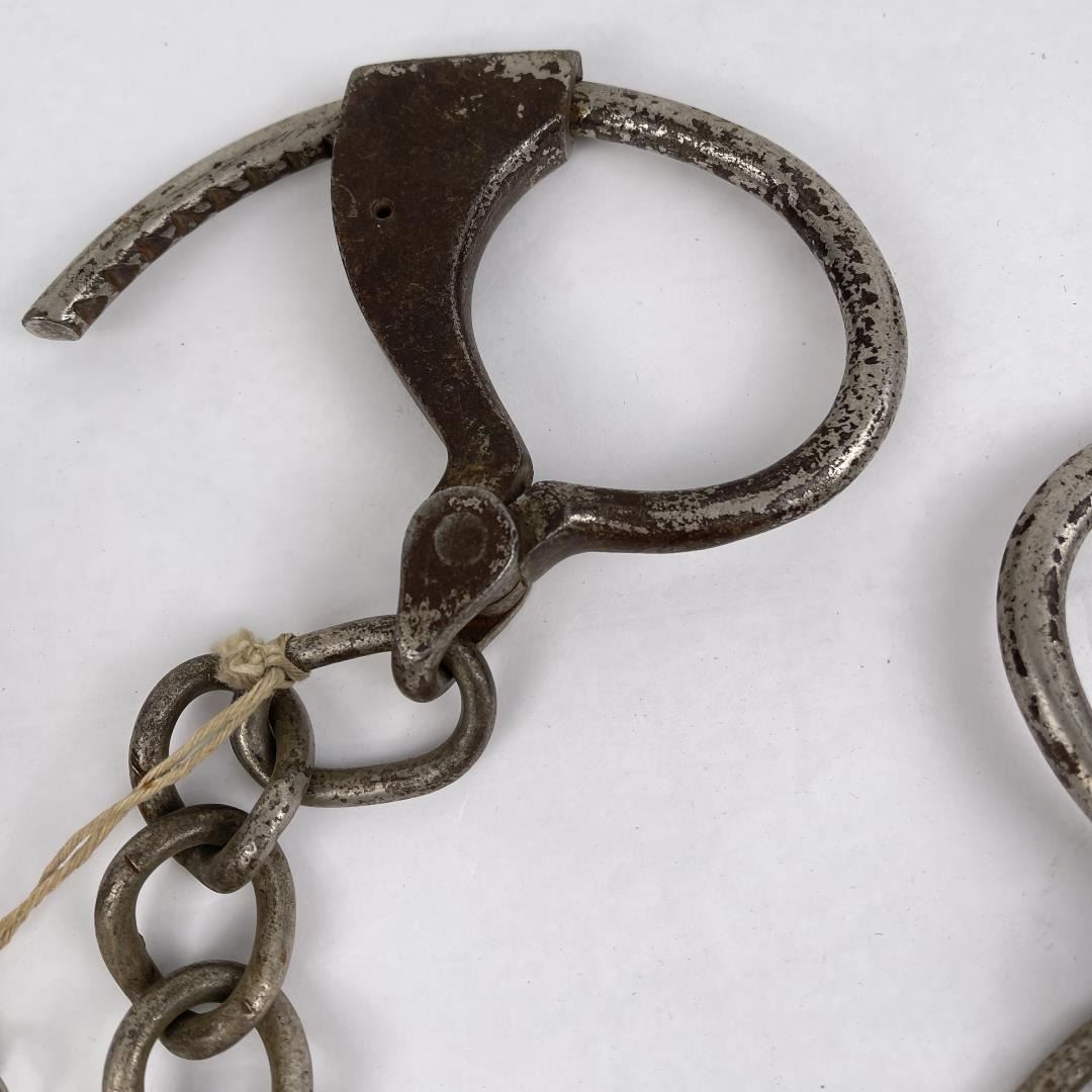 Antique Butte Montana Tower Leg Irons Handcuffs