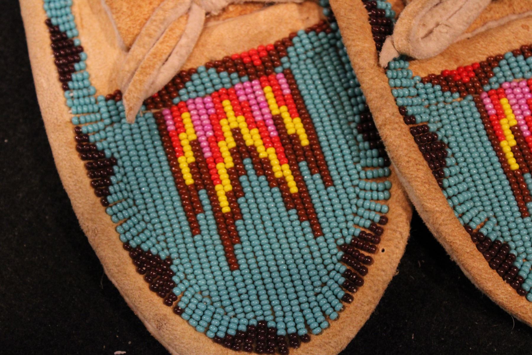Plateau Beaded Moccasins