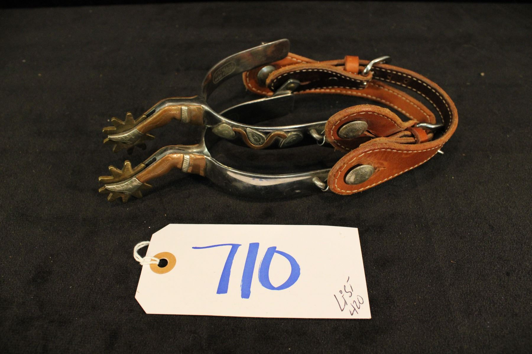 Winchester "Gal Leg" Copper & Brass Spurs