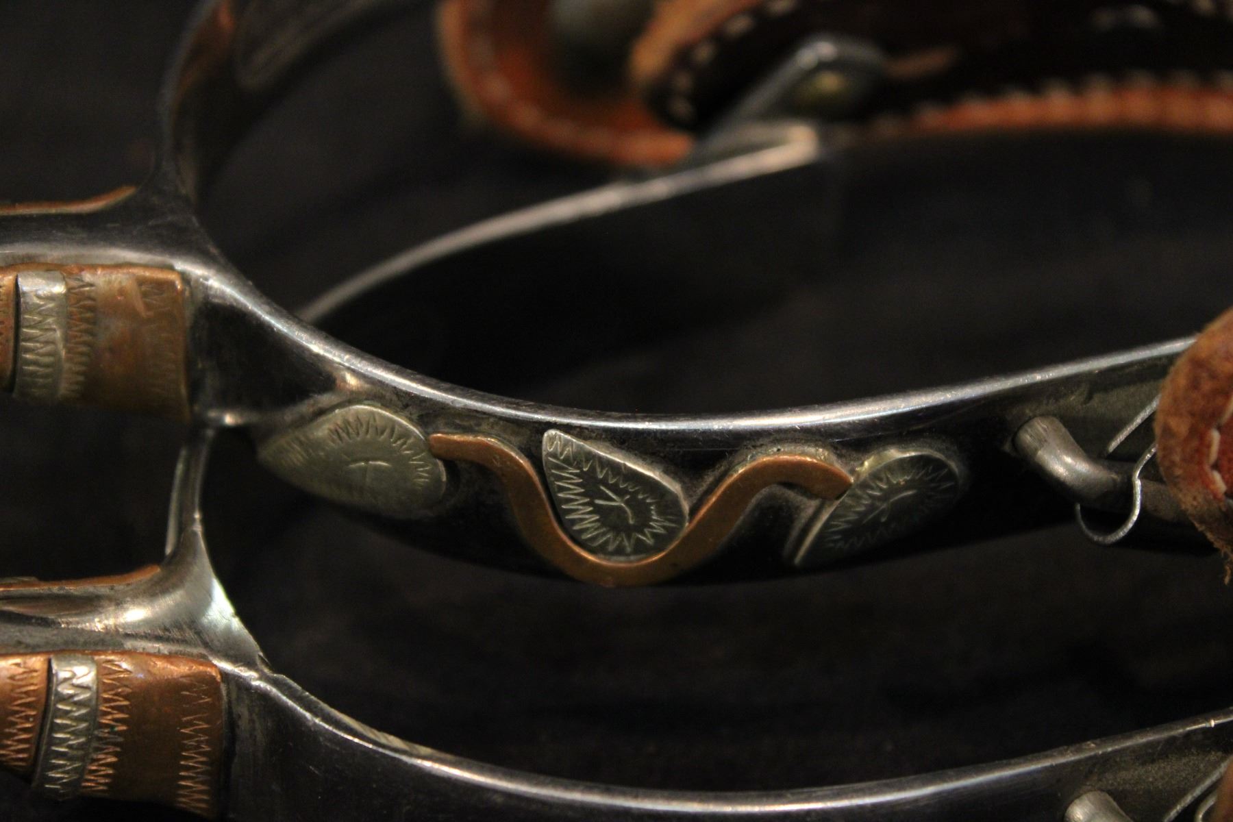 Winchester "Gal Leg" Copper & Brass Spurs