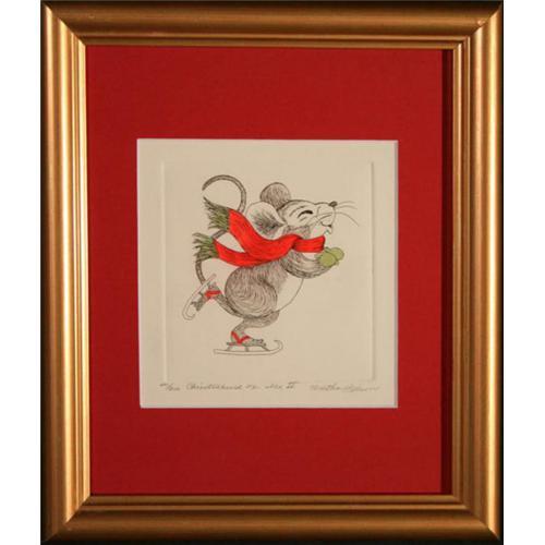 Christmouse On Ice II by Martha Hinson #1912999