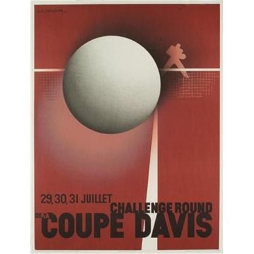 Cassandre Coupe Davis, 1980 Tennis Championship#1943010