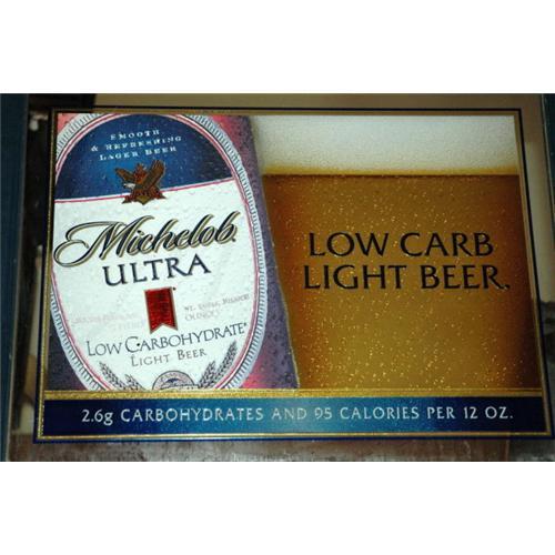 Michelob Ultra Light Low Carb Beer Bar Mirror #1945421