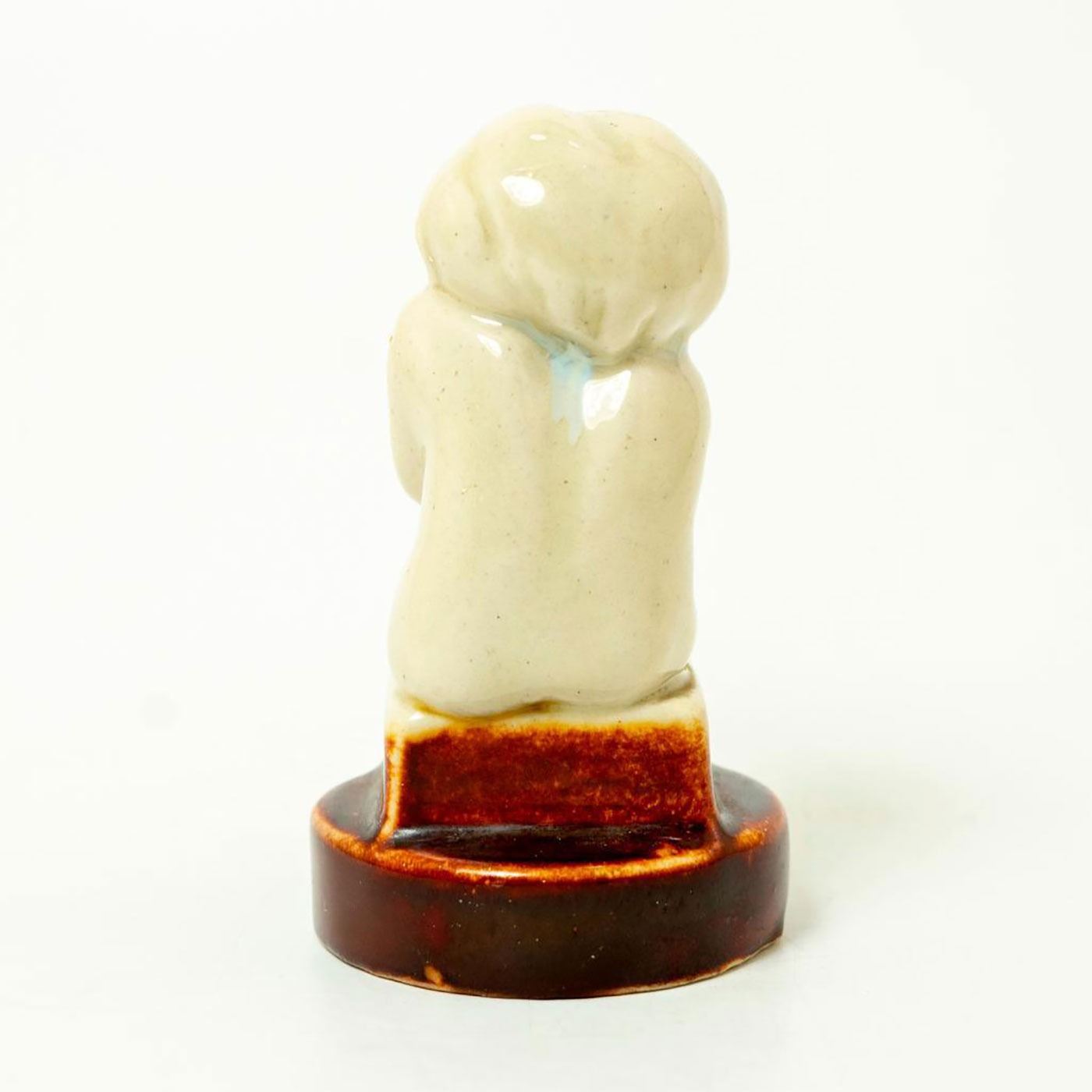 Hunched Figure On Pedestal - Royal Doulton Figurine