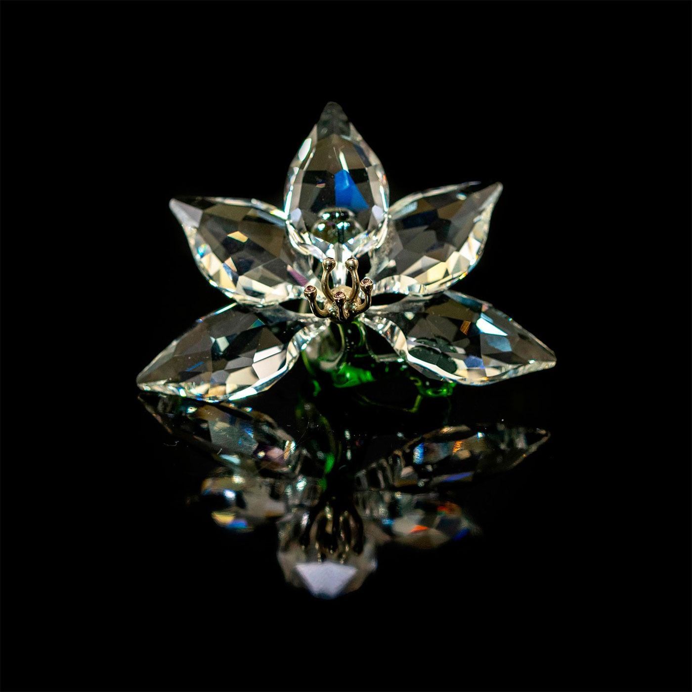 Swarovski Crystal Figurine, Orchid Flower, Membership Gift