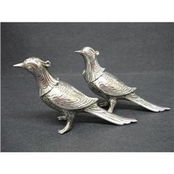 FIGURAL SILVER PLATE SALT&PEPPER-BIRDS #1939692