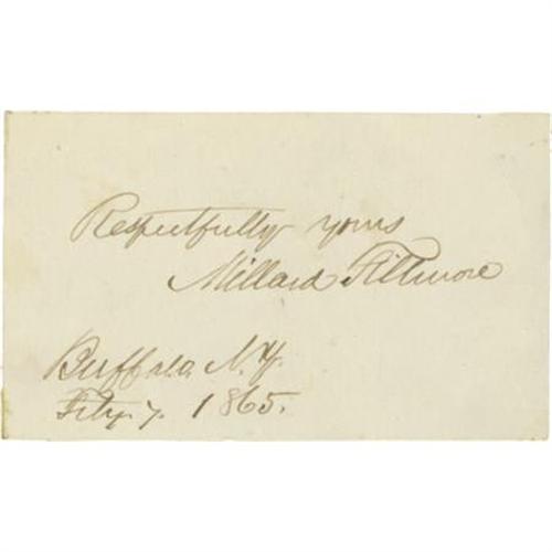 Millard Fillmore Signature