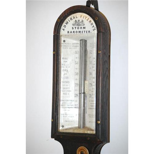 ADMIRAL FITZROY'S STORM BAROMETER - 19TH
