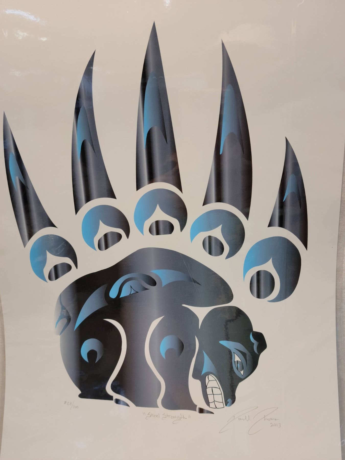 seriograph signed first nation