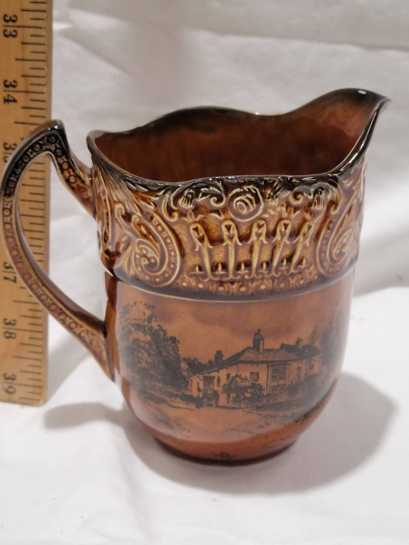 Ridgeways transferware pitcher