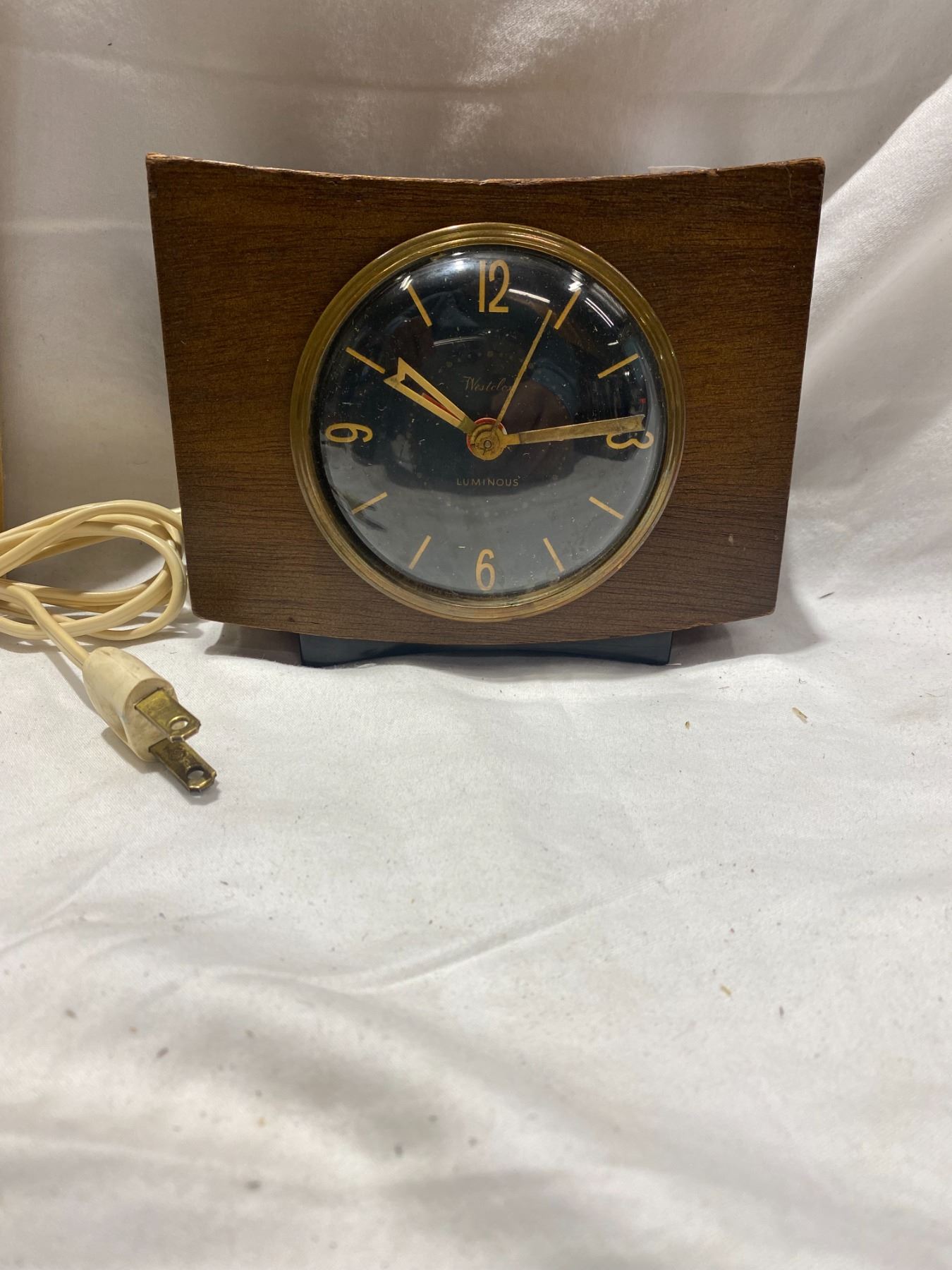 Westclox Pittsfield electric desk clock 1950’s works