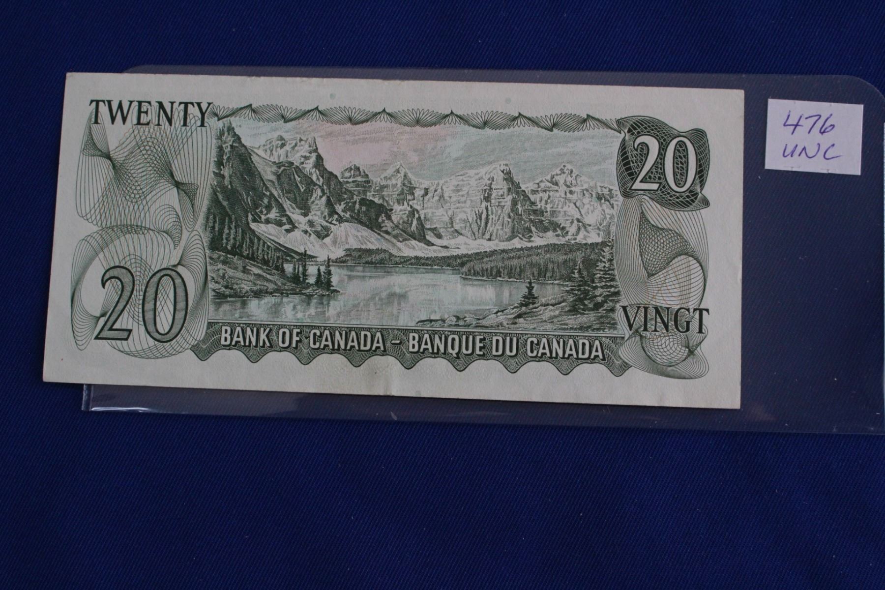 Canada Twenty Dollar Bill 1969 Unc Canada Twenty Dollar Bill 1969 Unc