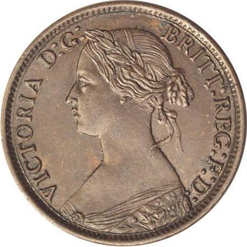 Great Britain Victoria Farthing 1863, S-3958,