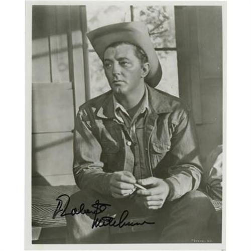 Robert Mitchum & Joseph Cotten Signed Photos