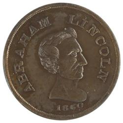 Abraham Lincoln 1860 Campaign Token