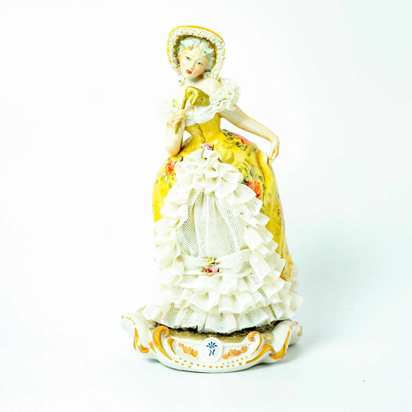 Capodimonte Lace Porcelain Figurine