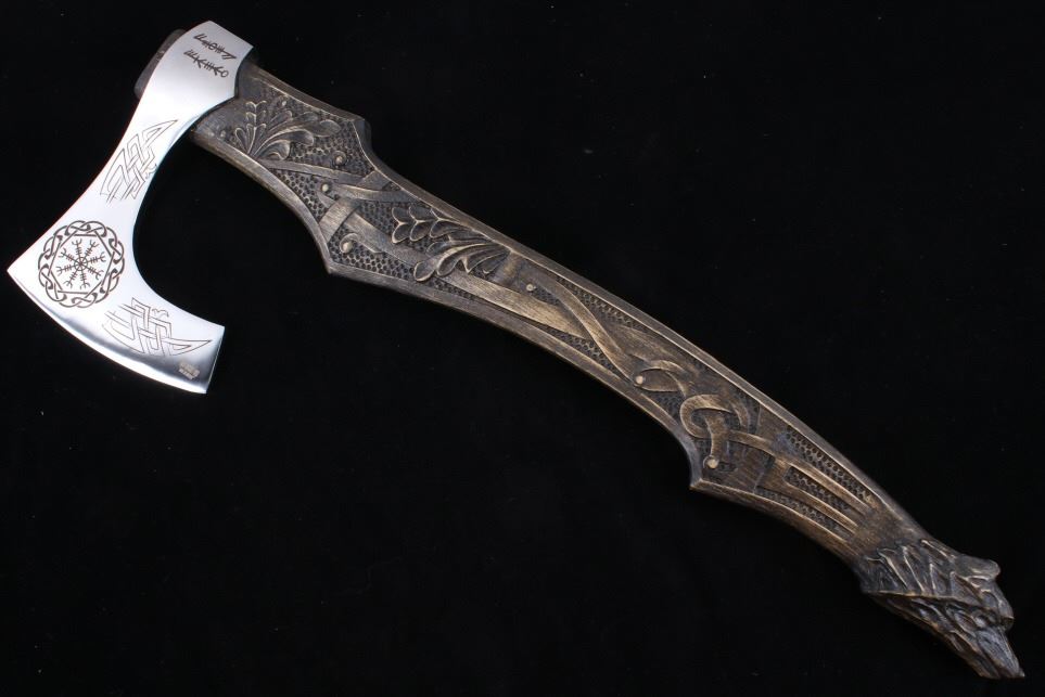 Bjorn Ironside Forge Viking Style Bearded Axe | Barnebys