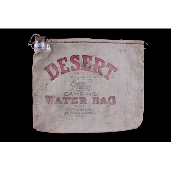 Desert Canvas Camping Water Bag