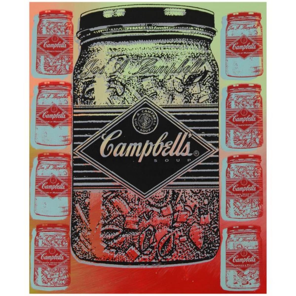 Campbell's Soup (Jar) by Steve Kaufman (1960-2010)