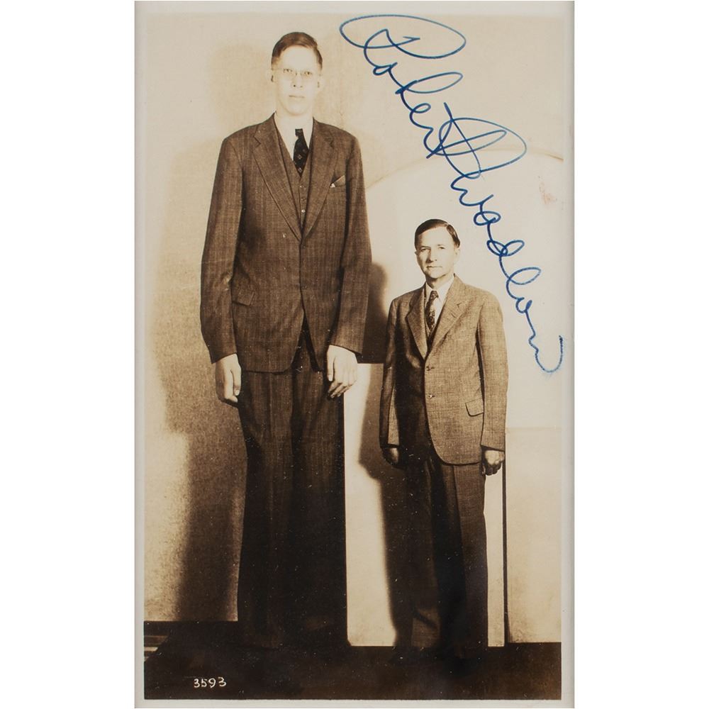 Robert Wadlow Signed Photograph