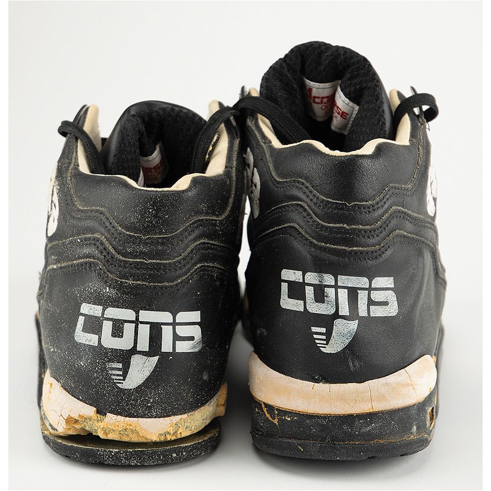 Larry Bird Game-Worn Converse Conquest Sneakers Signed Game-Worn Sneakers