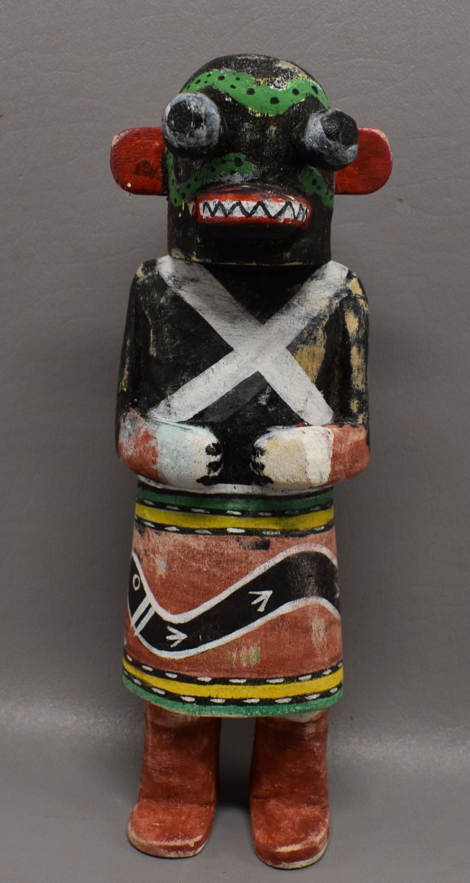 NATIVE AMERICAN HOPI SNAKE KACHINA BY NEIL DAVID