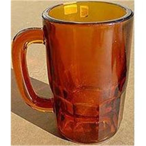 Old Vintage 1910s Amber Glass Root Beer Glass 1950000