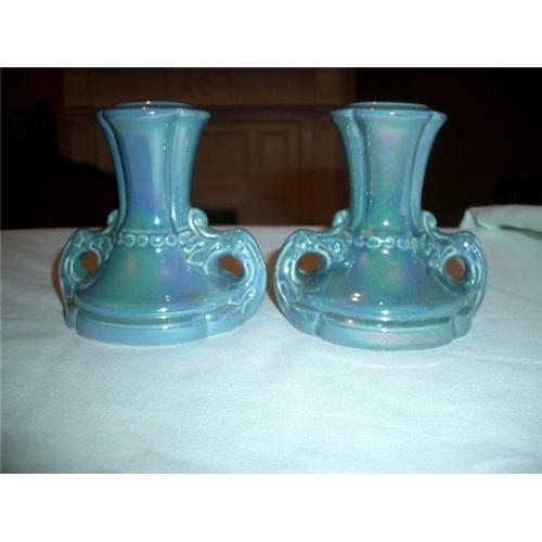 vintage pair of cowan candlesticks #1953367