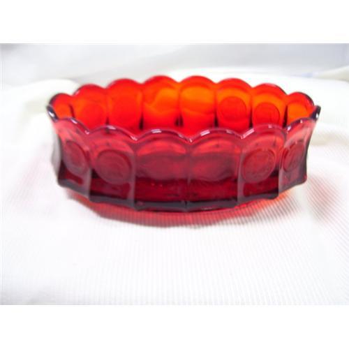Fostoria Red Coin Glass #1972817