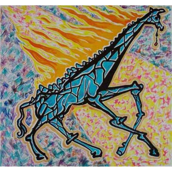 Salvador Dali "Burning Giraffe"