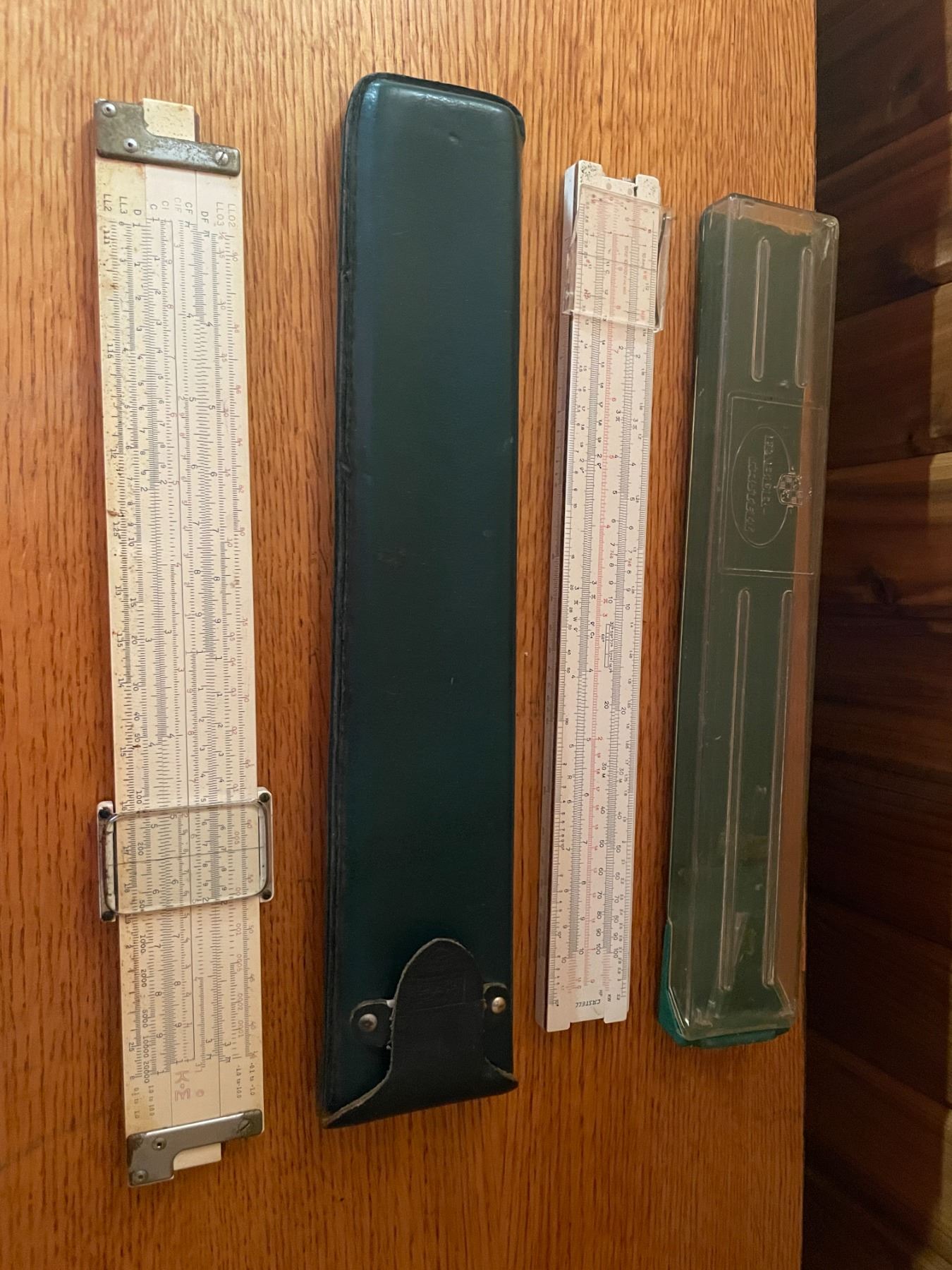 Duplex Slide Ruler & Case