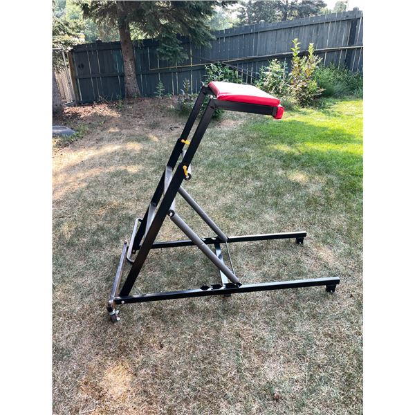 Foldable TopSide Creeper Step Ladder