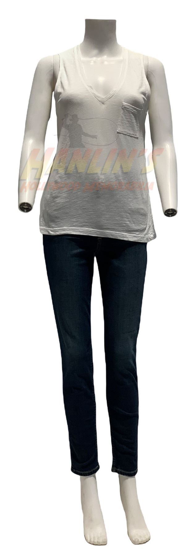 Greenland (2020) - Allison Garrity Hero White Shirt and Pants