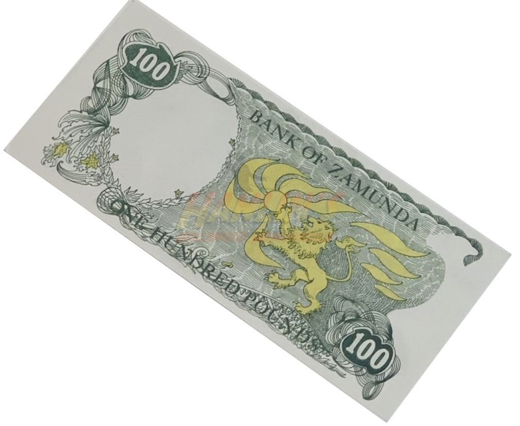 Coming 2 America (2021) - Bank of Zamunda 100 Pound Bill