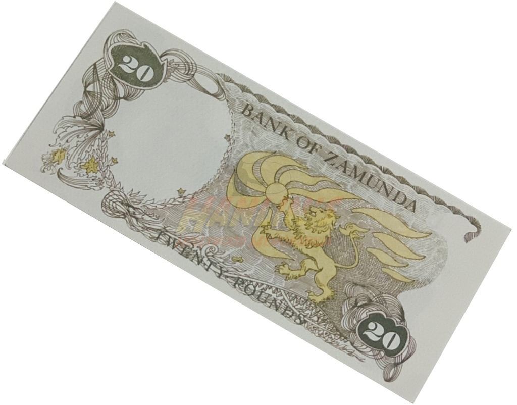 Coming 2 America (2021) - Bank of Zamunda 20 Pound Bill