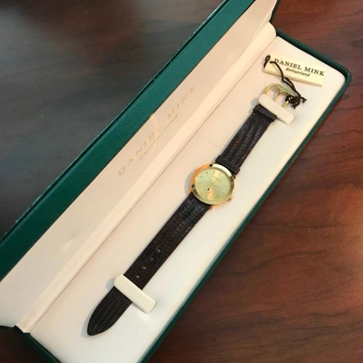 Rare Daniel Mink Swiss Made Wristwatch
